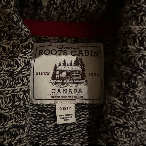 Roots | Sweaters | Roots Cotton Cabin Open Cardigan Knit Pocket Shawl ...